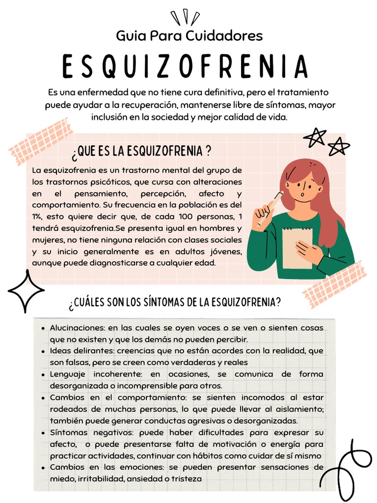 Esquizofrenia: Síntomas y Tratamiento | PDF | Esquizofrenia | Medicina ...