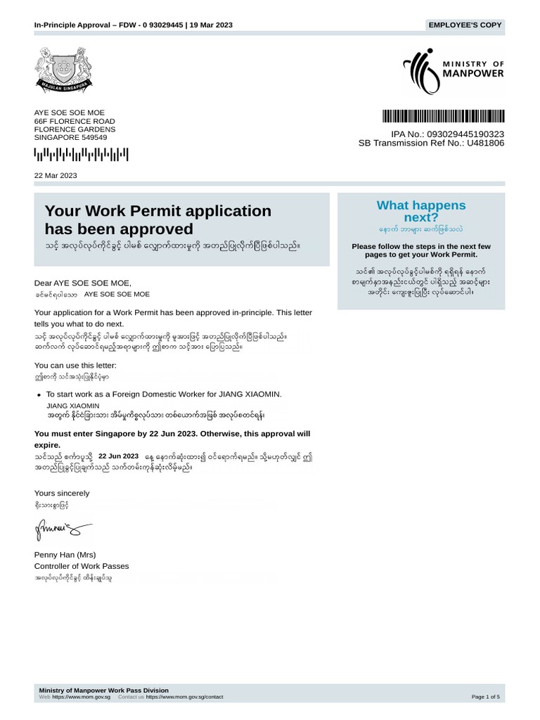 In Principle Approval Helpers | PDF | Employment | Fee