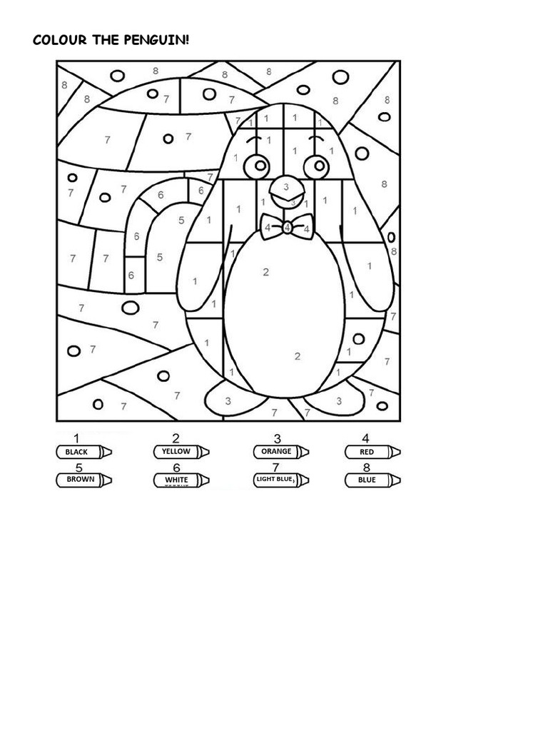 Ten Little Penguins - Activity (Mine) - 2 | PDF