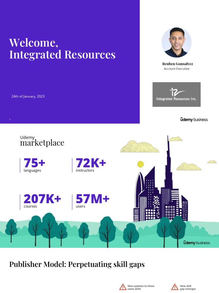 Welcome, Integrated Resources: Reuben Gonsalvez | PDF