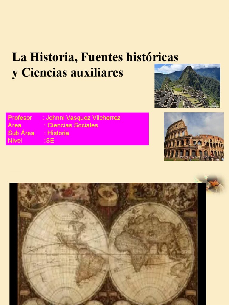 Historia FUENTES Clase Historia Del Perú | PDF | Hora | Sociedad