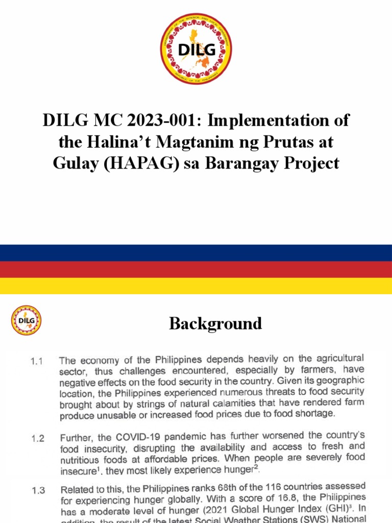 DILG MC 2023-001 - Reguindin | PDF