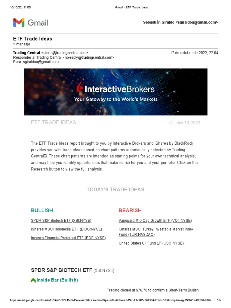 ETF Trade Ideas | PDF