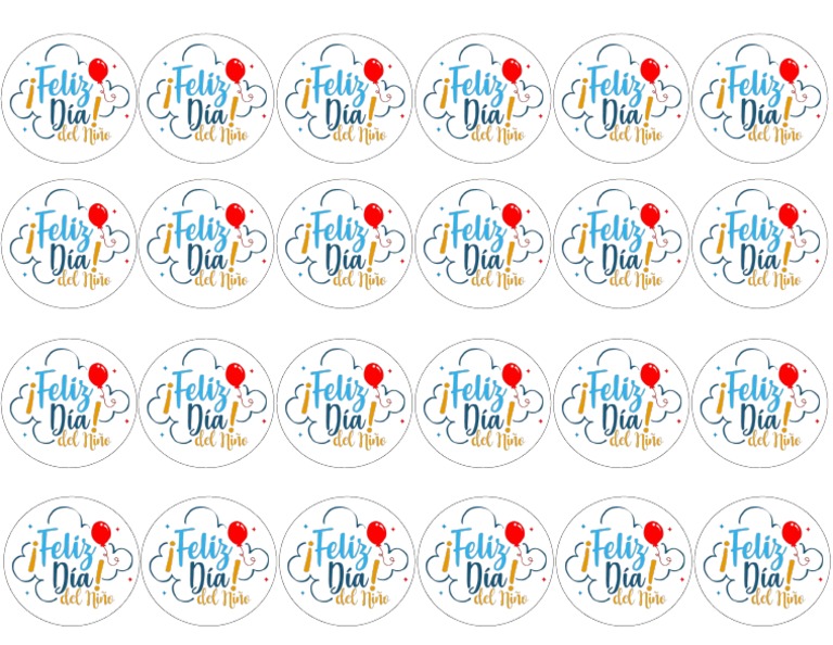 Letrero Feliz Dia Del Niño | PDF