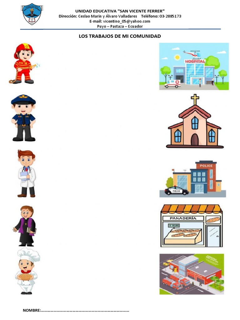 Los Trabajos de Mi Comunidad | PDF | Ciencias sociales