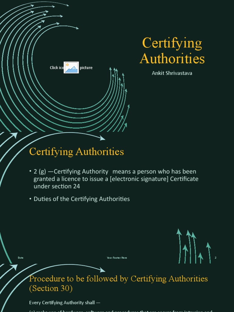 Certifying Authorities | PDF