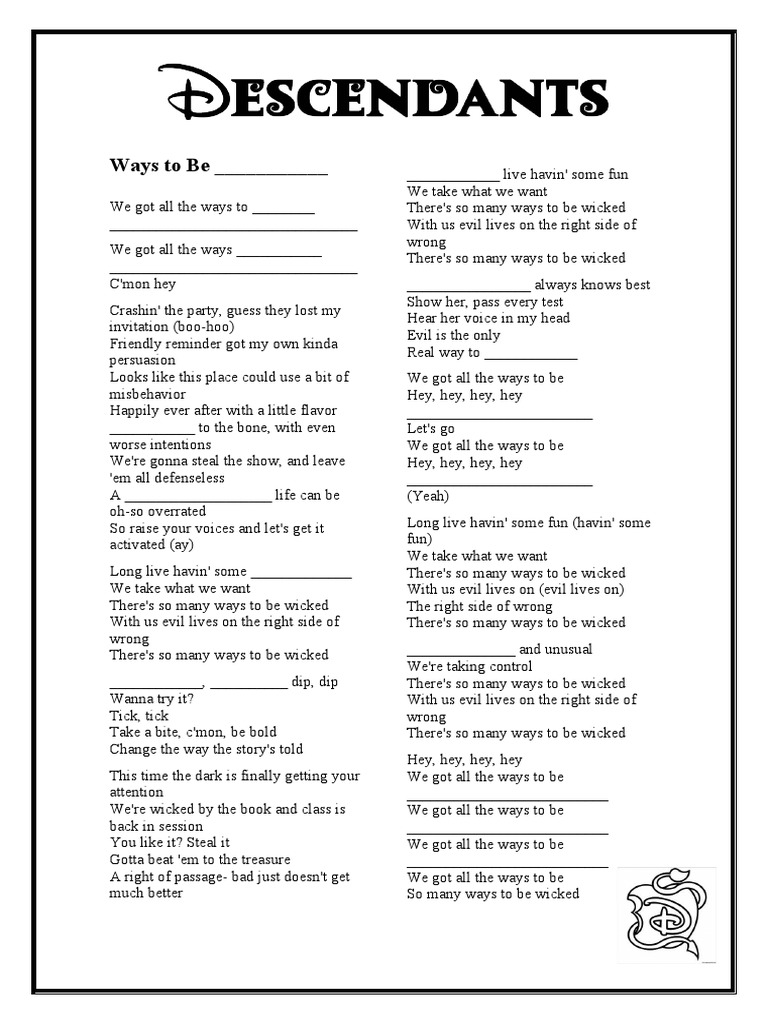 Ways To Be Wicked | PDF