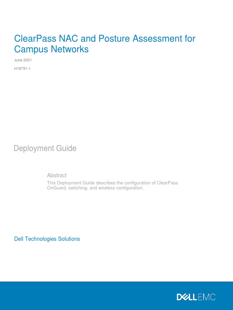 Clearpass Gibimba | PDF | Computer Network | Radius
