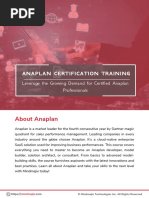 Anaplan Level 1 & 2 Certification Course | PDF