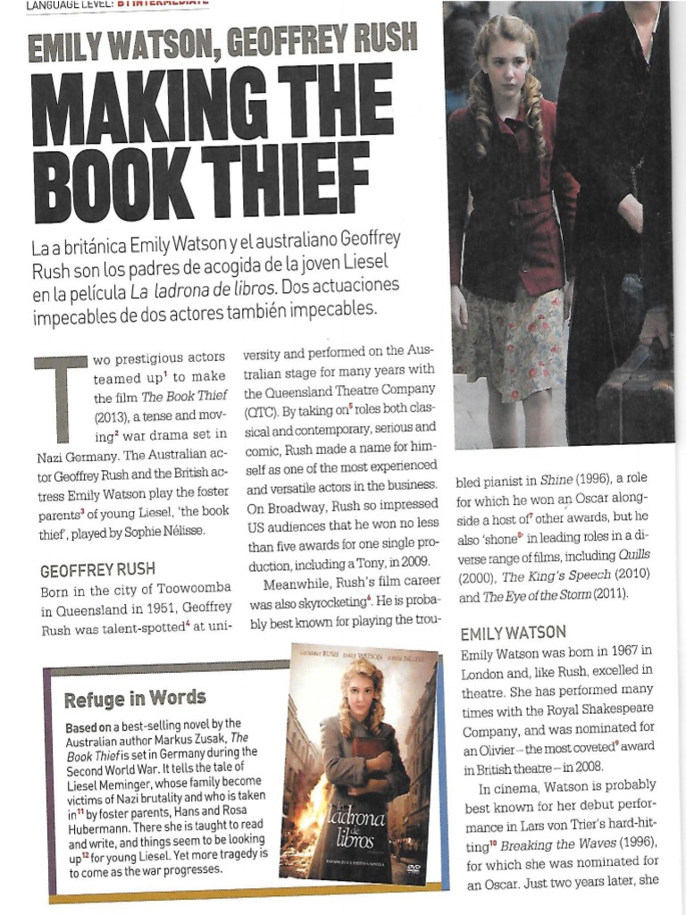 Movie The Book Thief | PDF