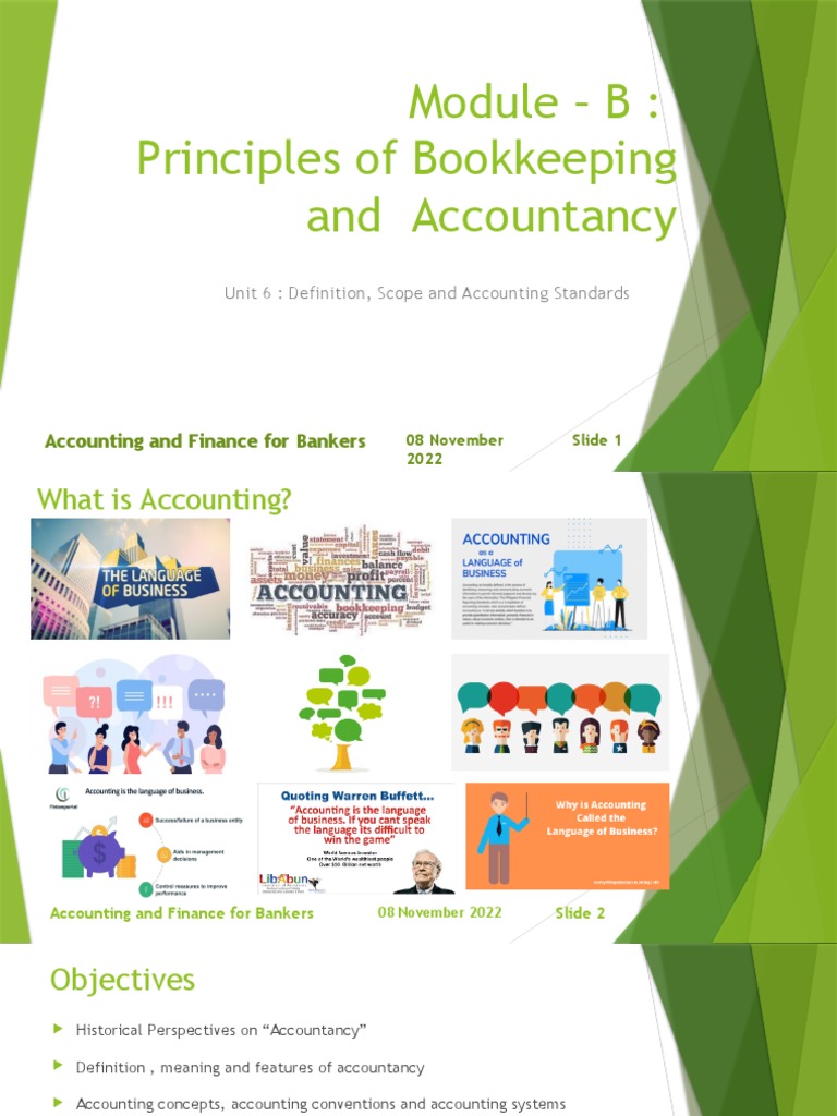 Unit 6 Definition, Scope and Accounting Standards | PDF