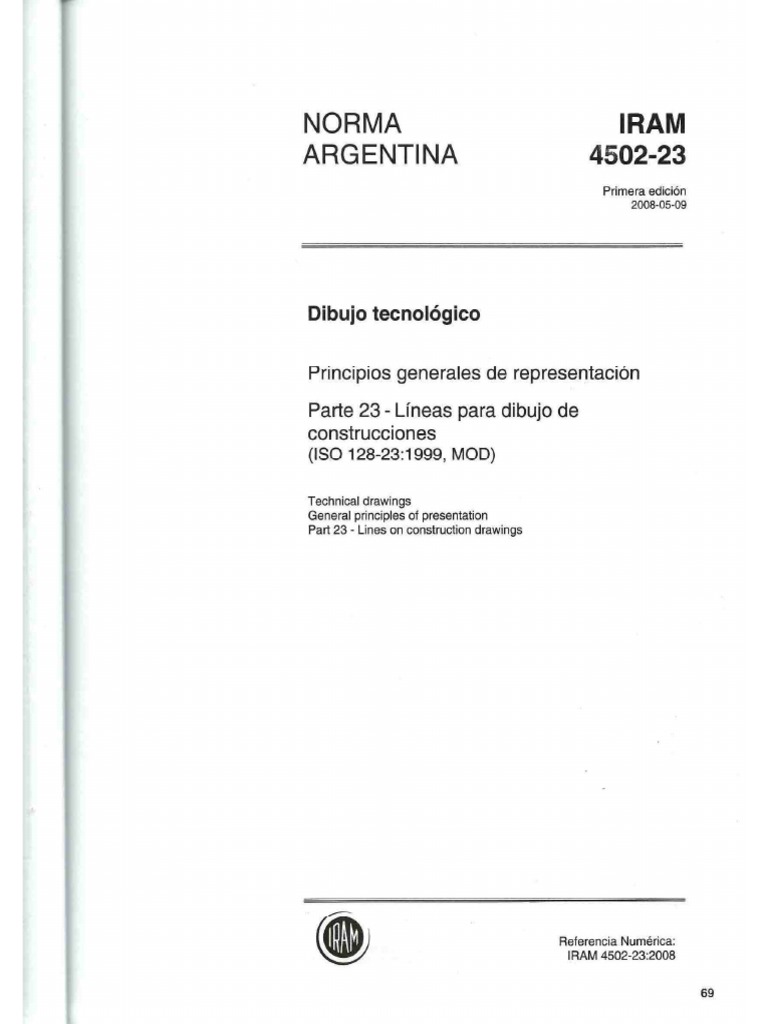 Norma IRAM 4502 - 23 | PDF