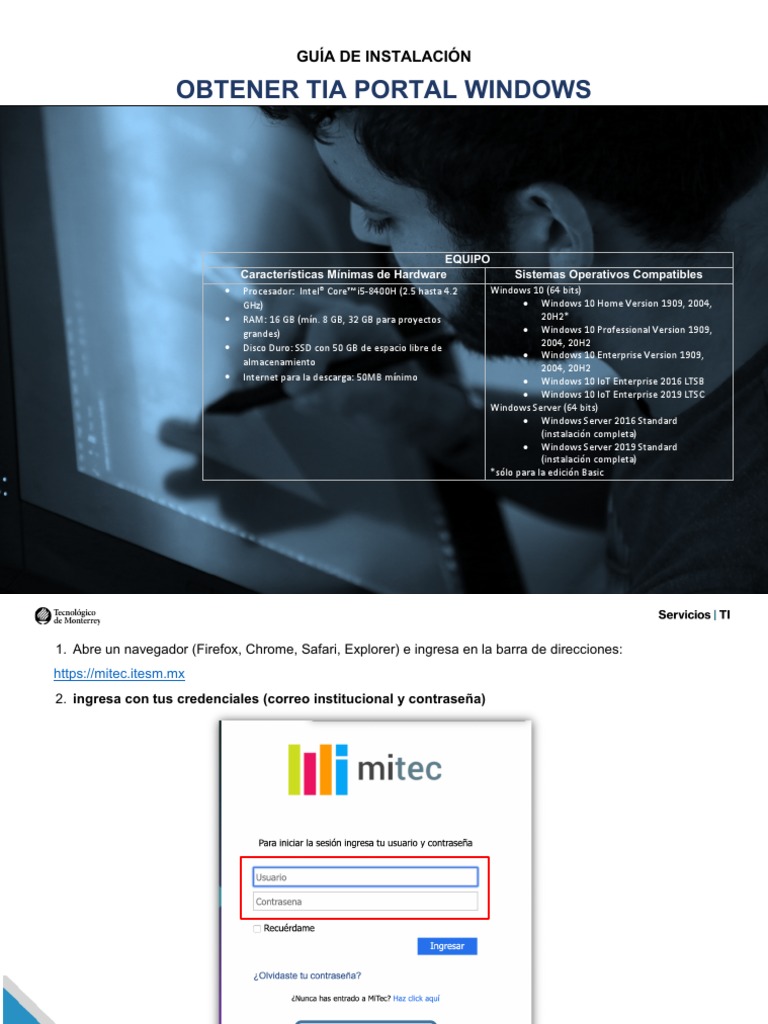 Obtener Tia Portal Windows: Guía de Instalación | PDF | Windows 10 ...