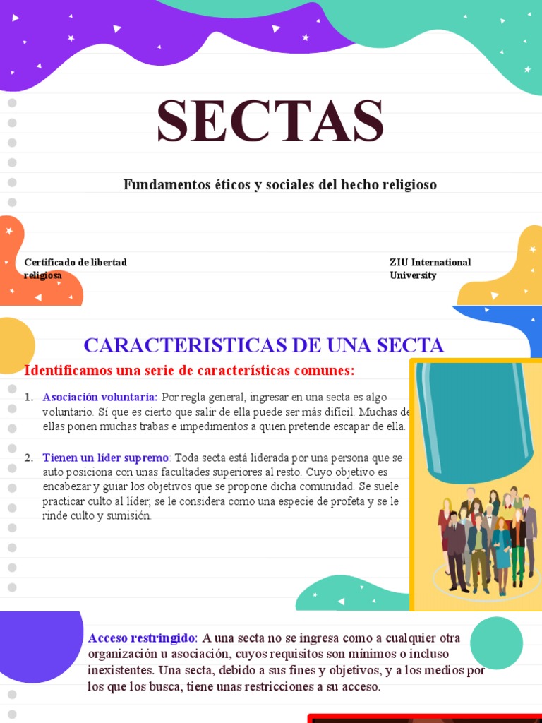 Características y Ejemplos de Sectas | PDF