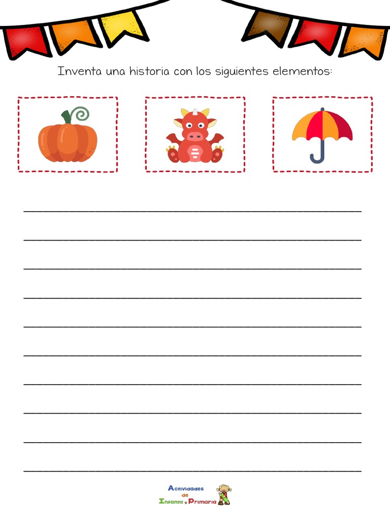 Actividades de Escritura Creativa Infantil | PDF
