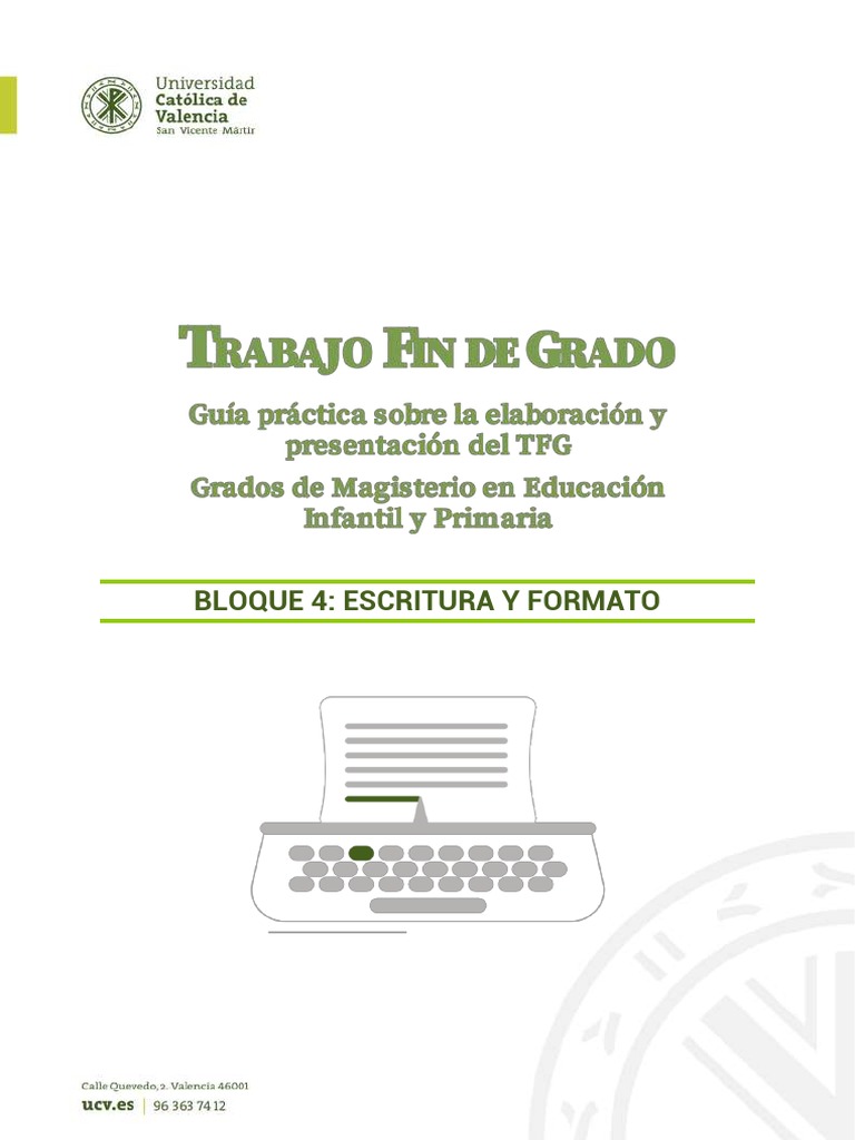 Formato TFG en Word: Guía Práctica | PDF | Ventana (informática ...