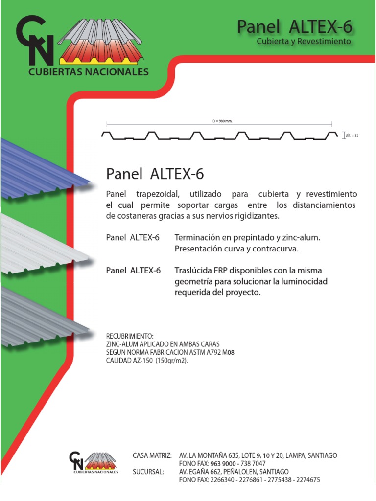 Panel Altex 6 | PDF