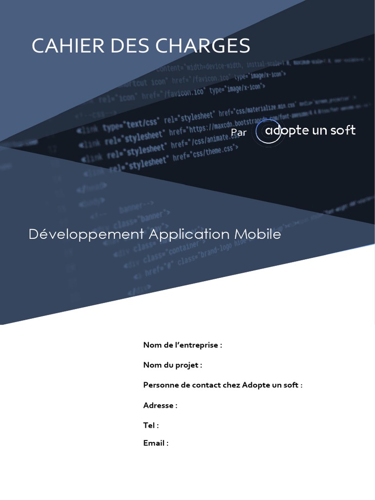 CDC App Mobile Final | PDF | Application | Téléphone intelligent