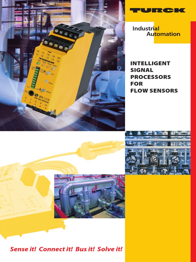 TURCK Flow Sensors and Modules Combination Possibilities: Sense It ...