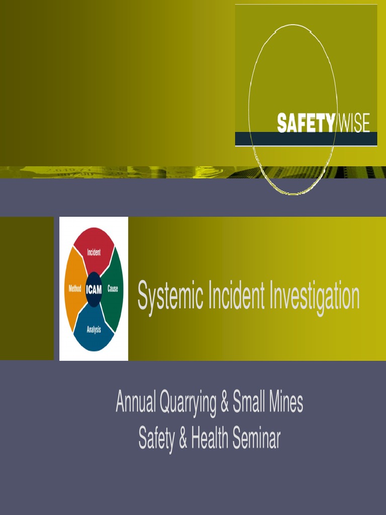 Safety Wise Solutions - ICAM | PDF