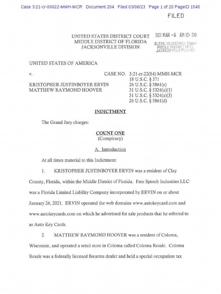 Justin Ervin and Matthew Hoover (CRS Firearms) Found Guilty in The ...