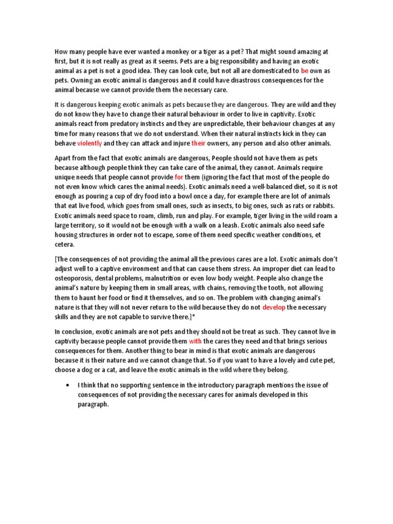 Dangers of Keeping Exotic Animals as Pets | PDF | Pet | Animals And Humans