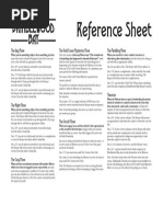 Brindlewood Bay Play Sheets | PDF