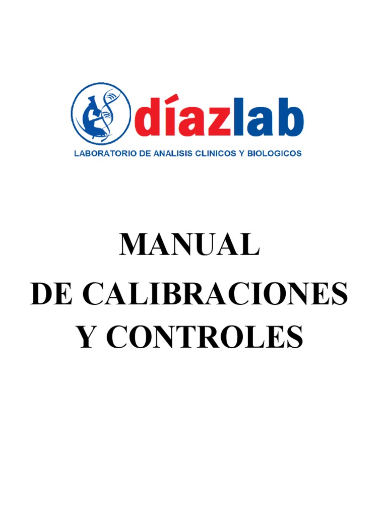Manual de Calibraciones Y Controles | PDF | Calibración | Medición