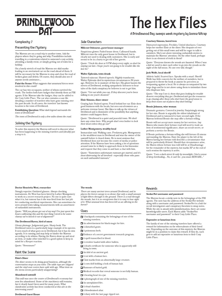 BBMystery-The Hex Files | PDF