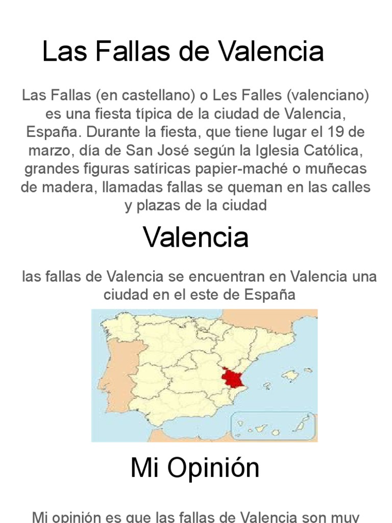 Las Fallas de Valencia | PDF
