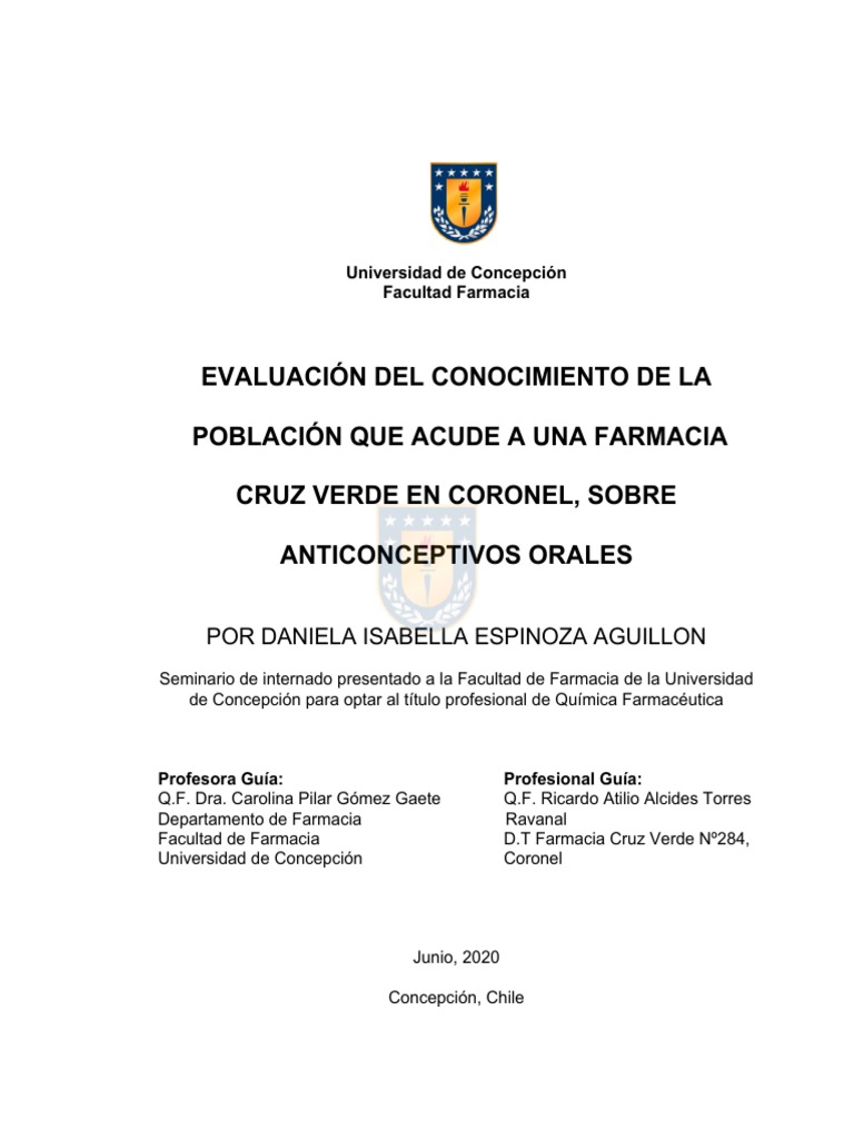 Anticon | PDF | Control de la natalidad | Píldora anticonceptiva oral ...