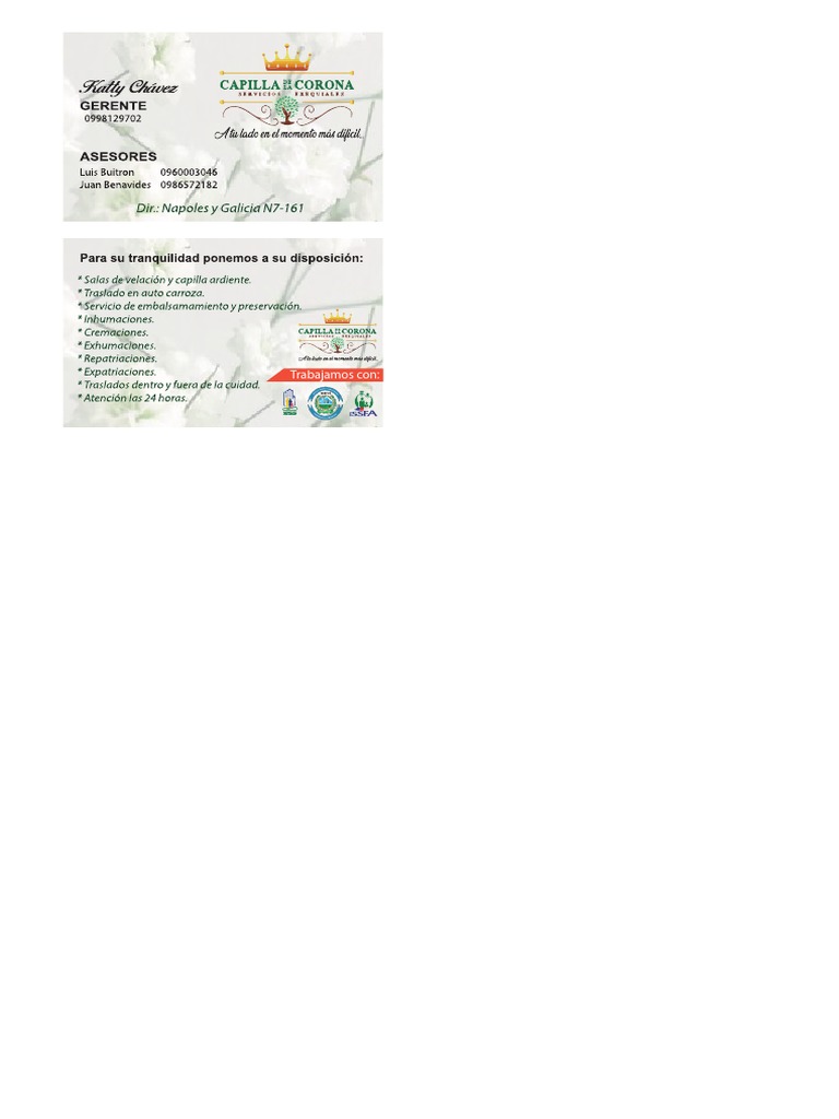 Funeraria | PDF