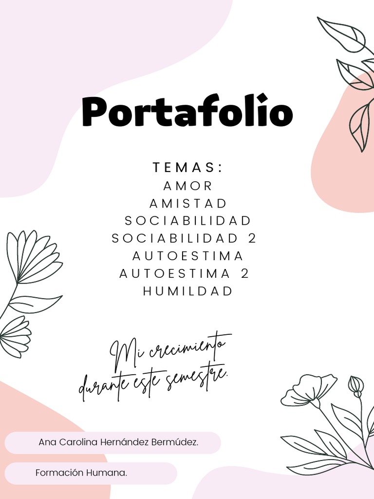 Portafolio Amor Amistad Sociabilidad Sociabilidad 2 Autoestima