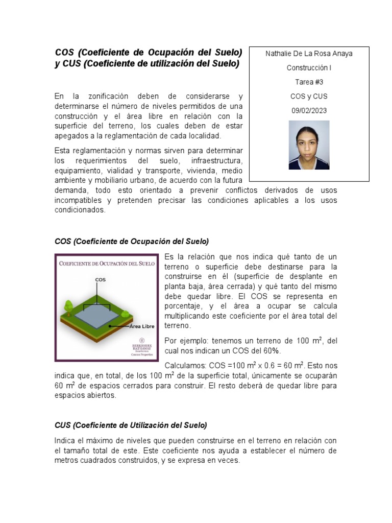COS y CUS | PDF | Métodos y materiales de enseñanza | Ciencia y matemáticas