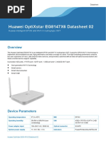 Huawei Optixstar hg8145x6 10 Datasheet | PDF | Wi Fi | I Pv6