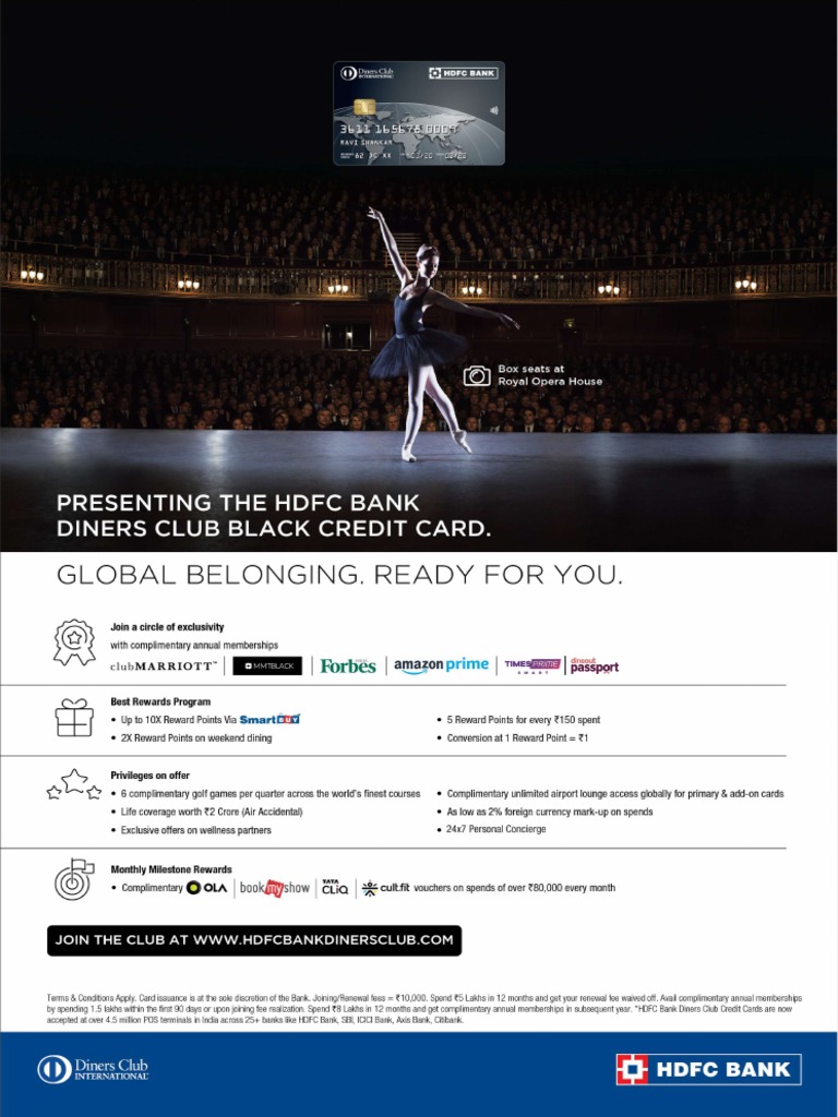 Diners Black - One Pager | PDF