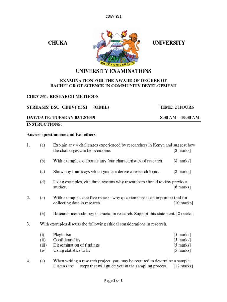 Chuka University: CDEV 351 | PDF | Career & Growth | Art