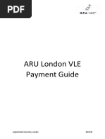 ARU London VLE Access Guide | PDF