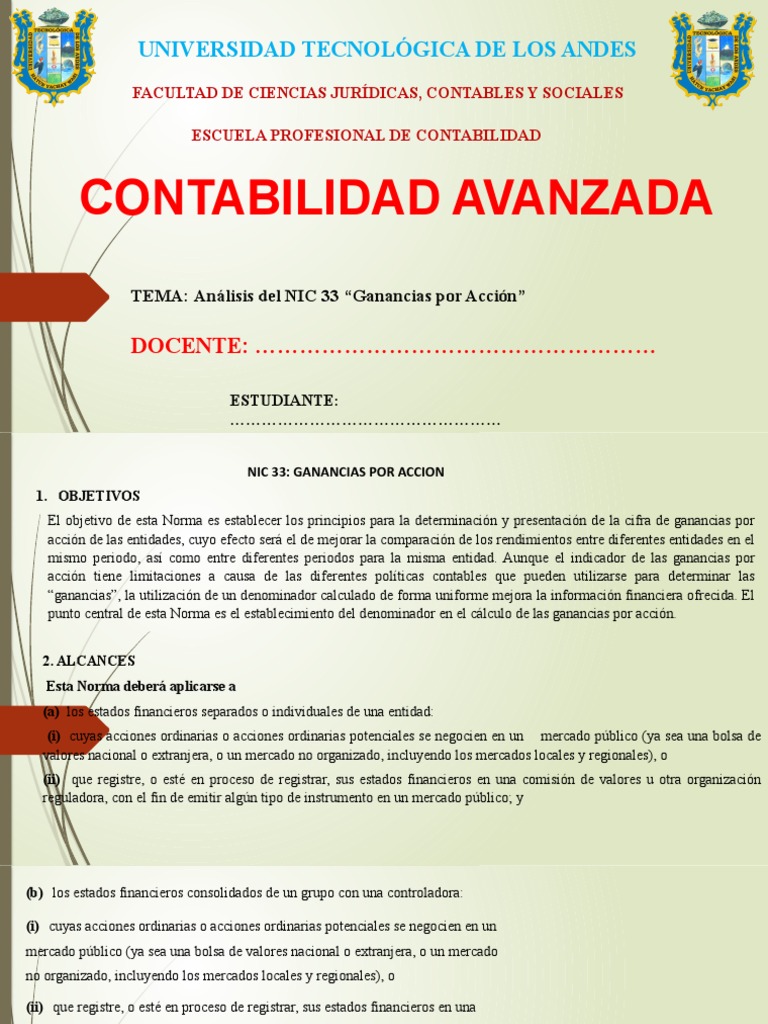 Analisis de 33 Ganancias Por Accion | PDF | Compartir (Finanzas) | Opción (Finanzas)