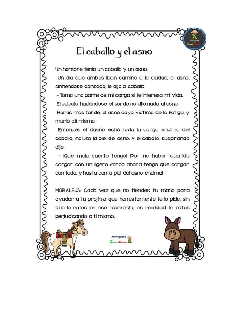 El Asno y El Burro | PDF