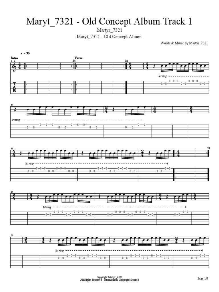 www-tablatures-tk @ Calcination - Martyr_7321 - Old Concept Album4 | PDF