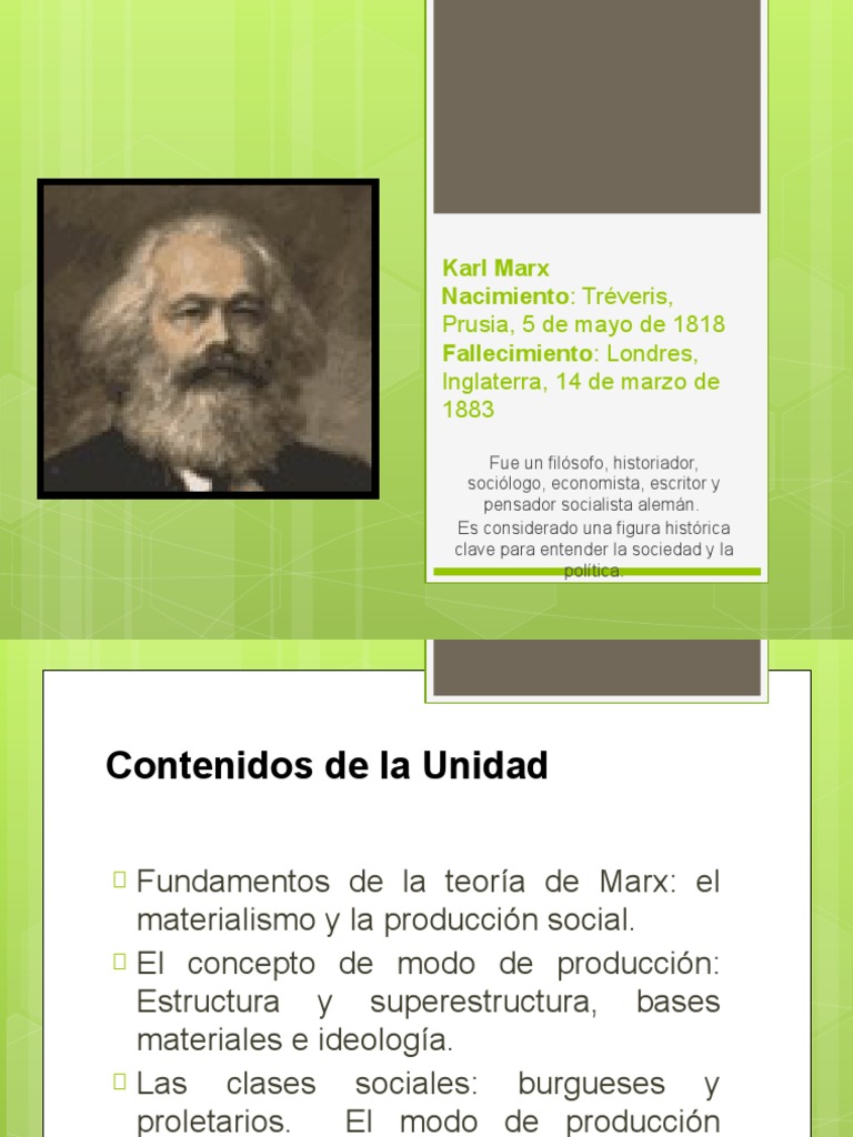 Karl Marx: Vida y Teoría Social | PDF | Karl Marx | Friedrich Engels