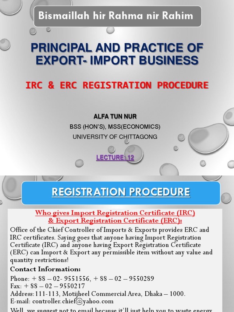 Lecture 12 Export Import BGMEA Letter of Credit (LC) | PDF