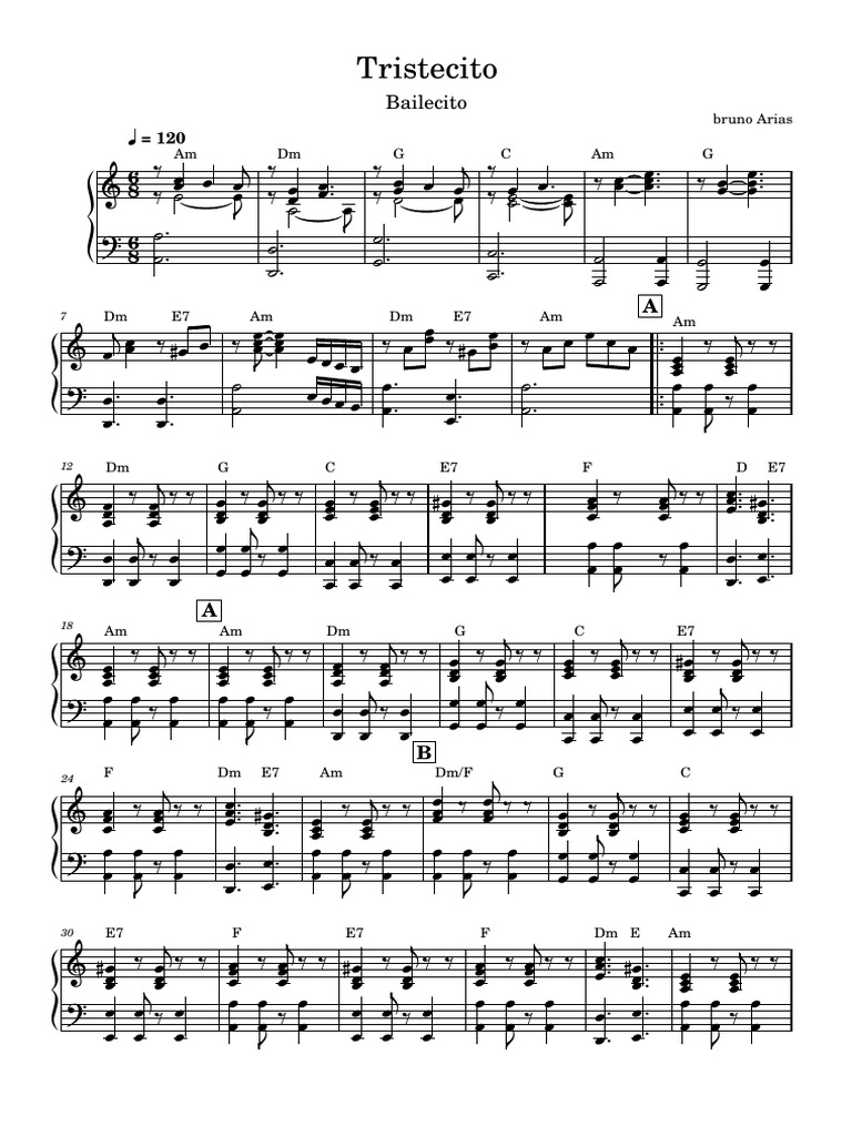 Tristecito: Bailecito | PDF