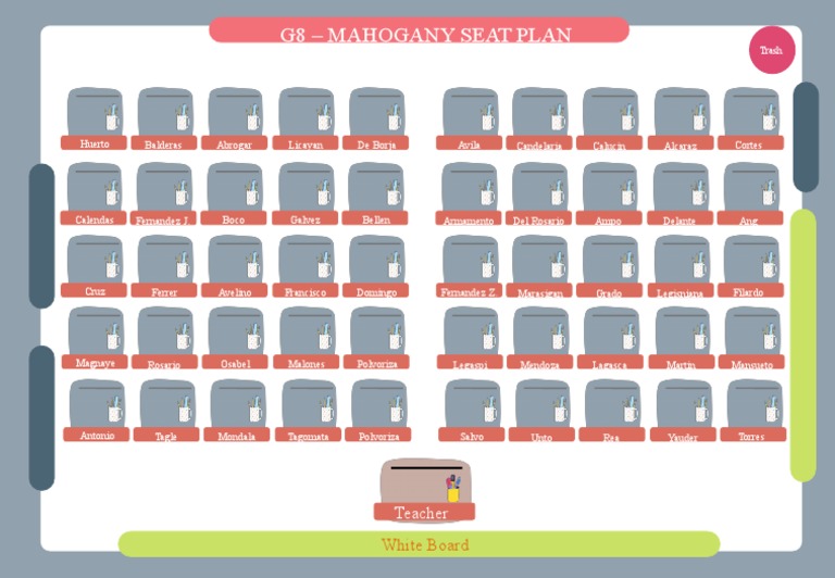 Classroom Seating Plan Layout | PDF
