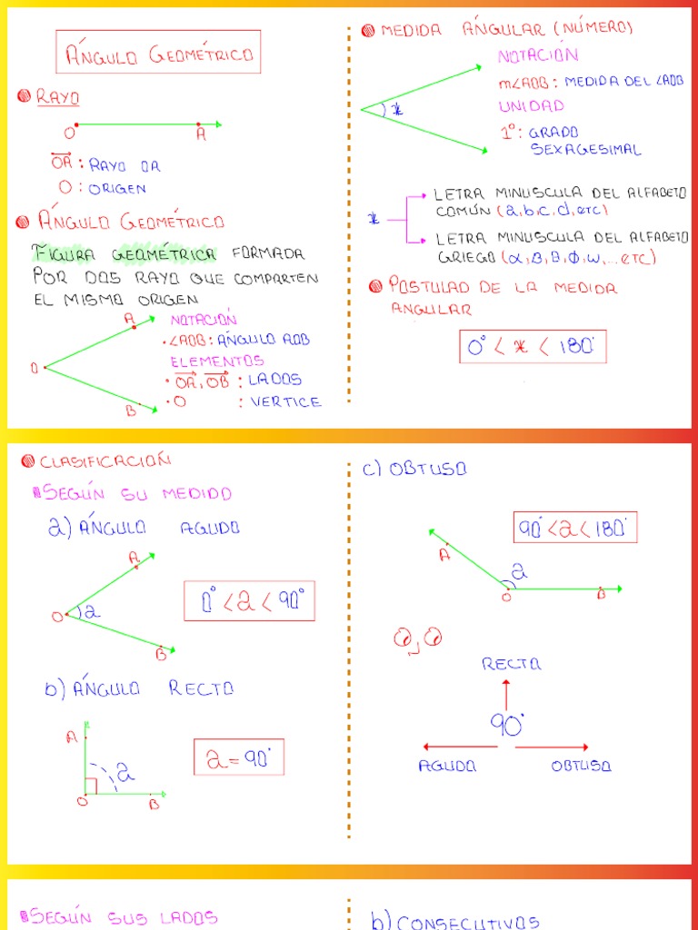 Ángulo Geométrico | PDF