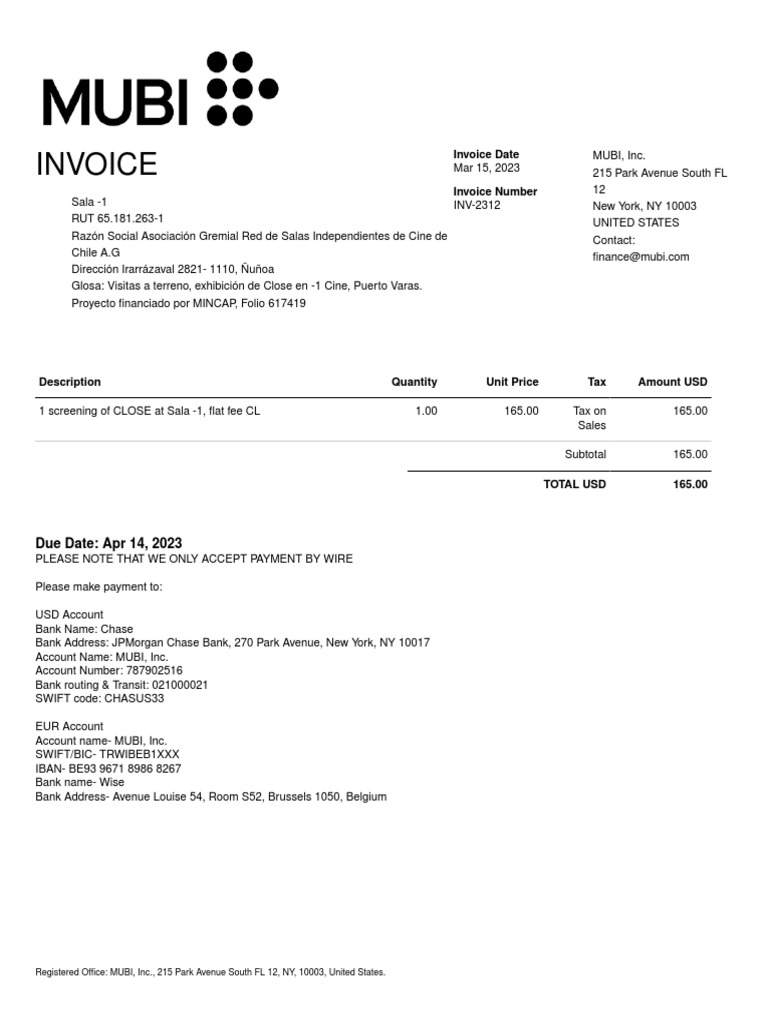 Invoice INV-2 | PDF