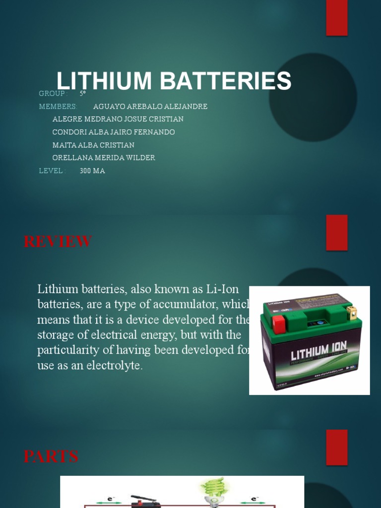 Lithium Batteries | PDF | Science & Mathematics
