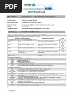 Material Safety Data Sheet: Hydrex 2856 | PDF | Dangerous Goods | Chemistry