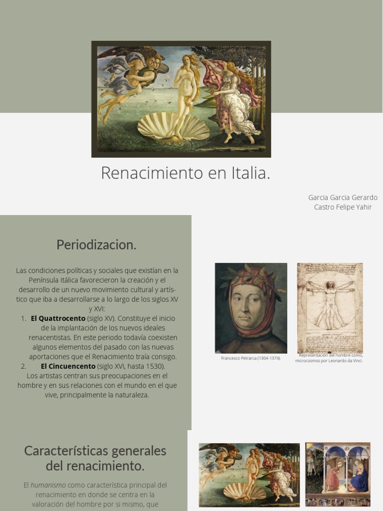 ARTE Renacimiento en Italia. | PDF | Miguel Ángel | Renacimiento